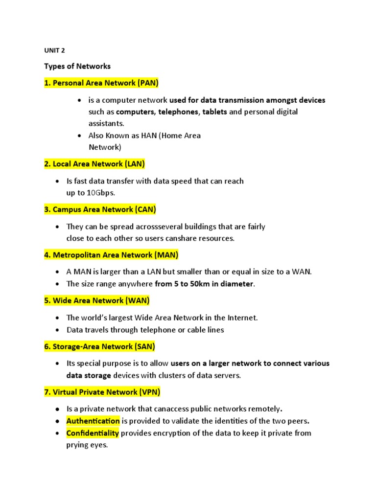 UNIT 2 and 1 | PDF | Computer Network | Osi Model