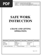 Crane Lift Plan | PDF | Crane (Machine) | Equipment