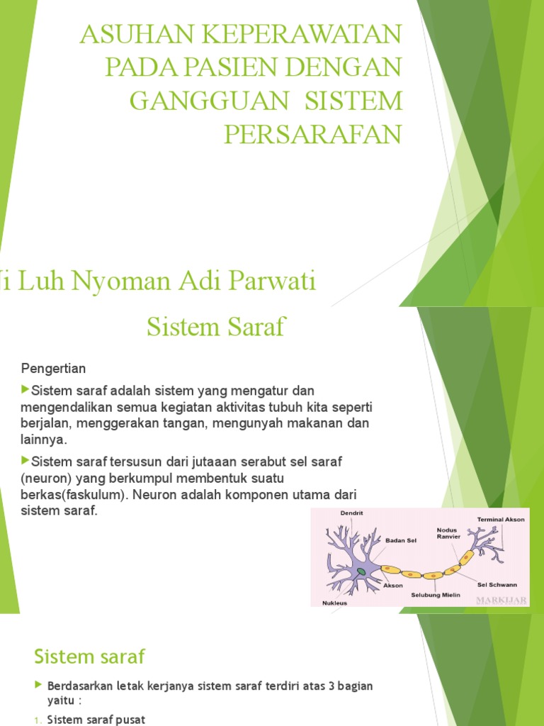 Asuhan Keperawatan Pada Pasien Dengan Gangguan Sistem Persarafan | PDF