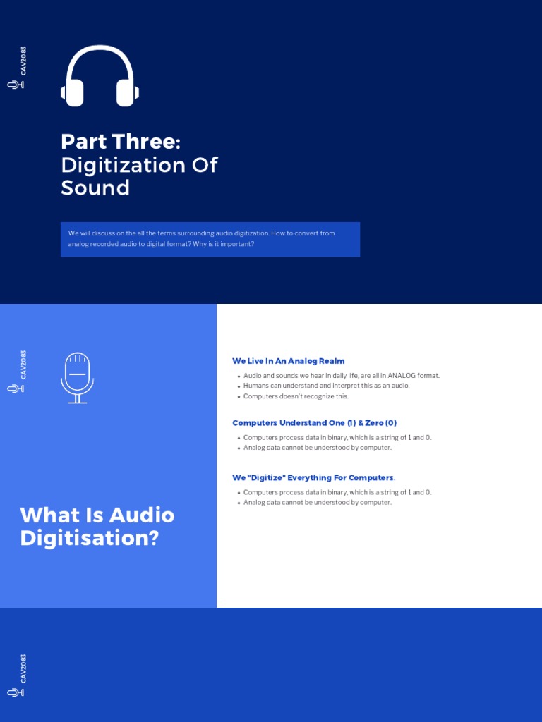 CAV2083 Chapter 2-Overview of The Audio Technology (Part 2) | Download Free PDF | Sampling ...
