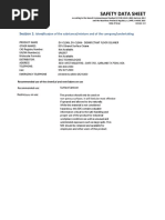 Safety Data Sheet: CIF Disinfectant Floor Cleaner | PDF | Occupational ...