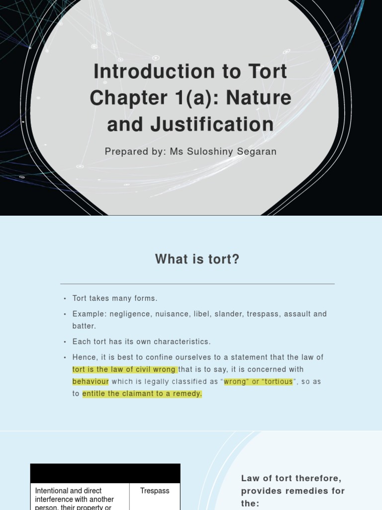 What Is Tort | Download Free PDF | Tort | Damages