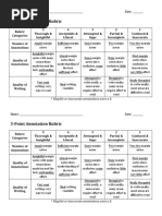 Annotating Text Practice Sheet | PDF