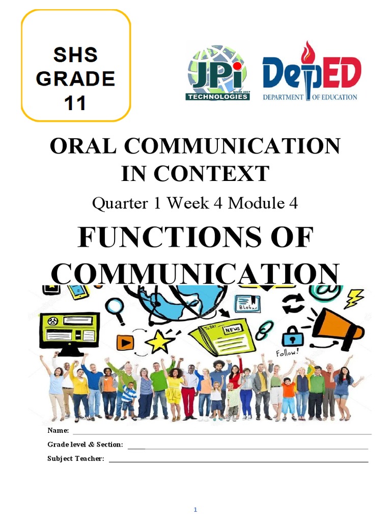 Oral Communication in Context | PDF | Communication | Cognition