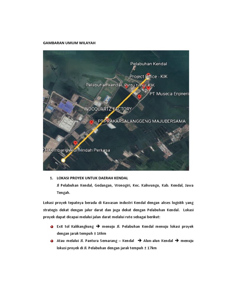 Gambaran Umum Wilayah 1 | PDF