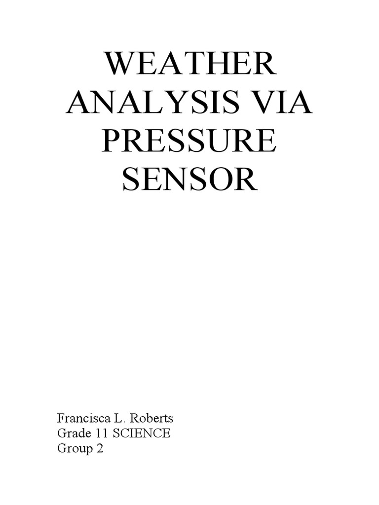 Pressure Sensor Technology Overview | PDF | Sensor | Pressure Measurement