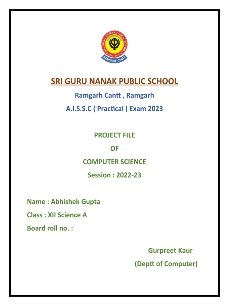 Computer Front Page | PDF