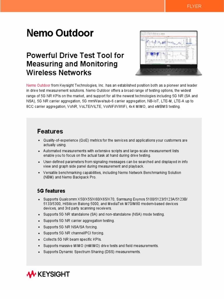 Nemo Outdoor: Powerful Drive Test Tool For Measuring and Monitoring ...