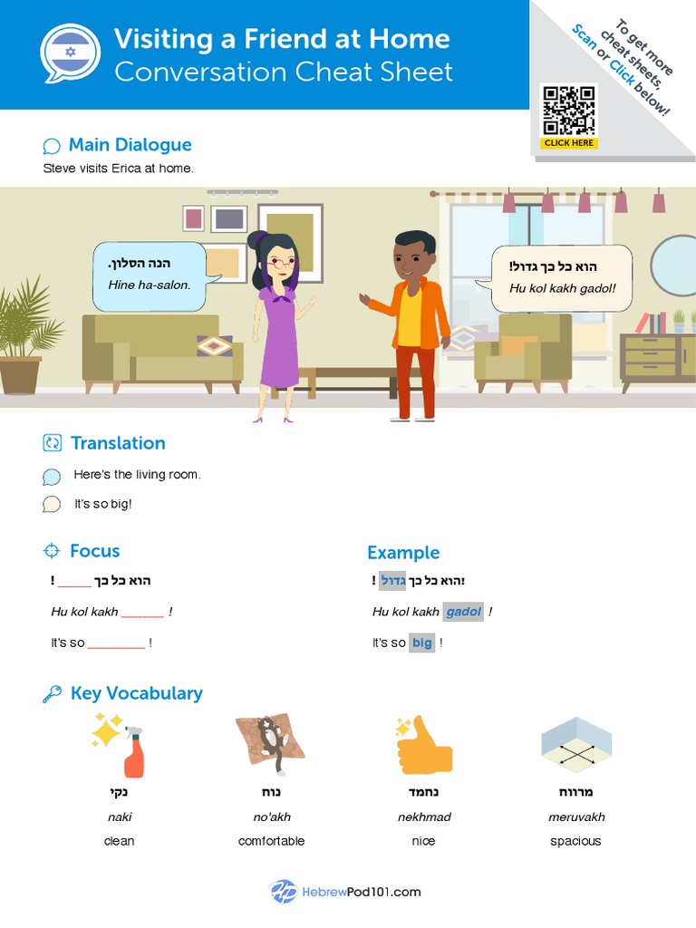 Hebrew Visiting Friend | PDF