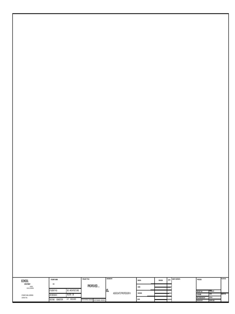 Title Block Design 6 | PDF