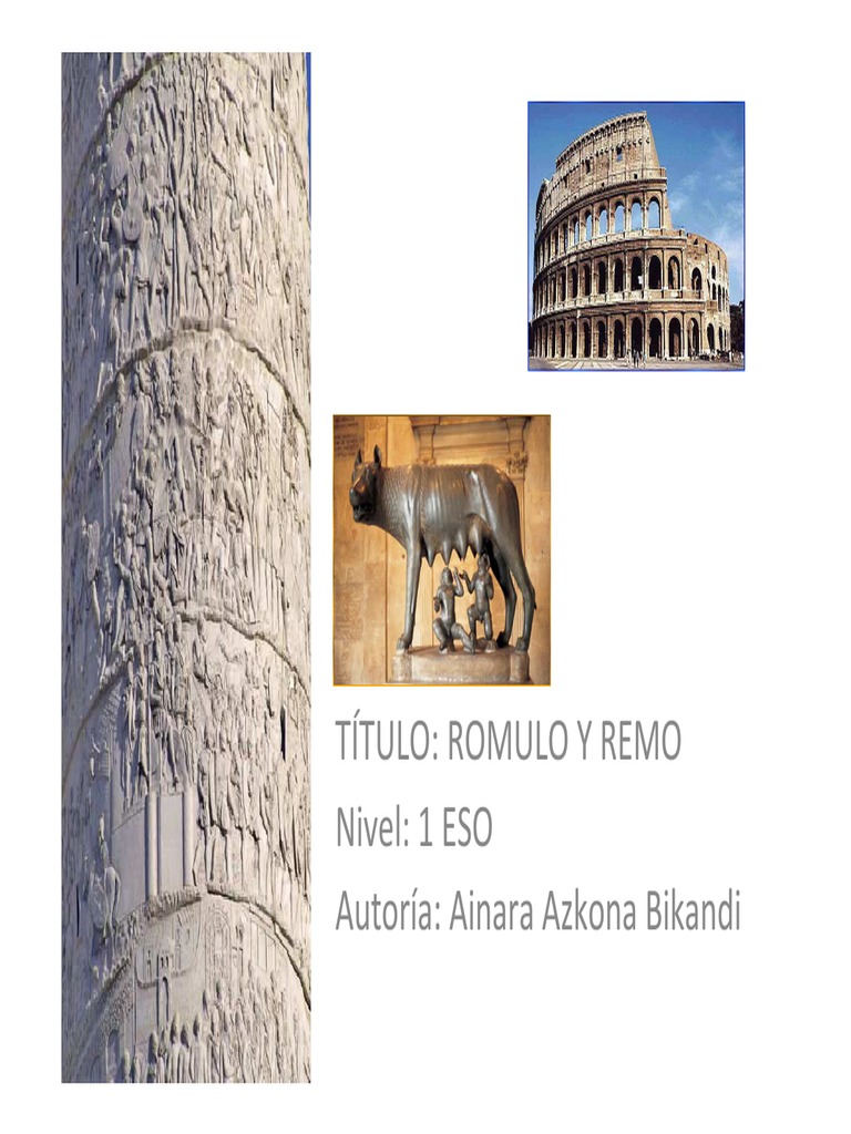 Romulo Remo 1 | PDF | imperio Romano | Roma antigua