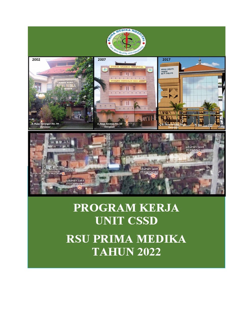 PROGRAM KERJA UNIT CSSD TAHUN 2022 New | PDF