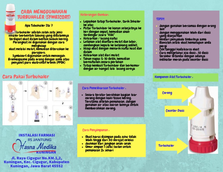 Leaflet Cara Menggunakan Turbuhaler | PDF