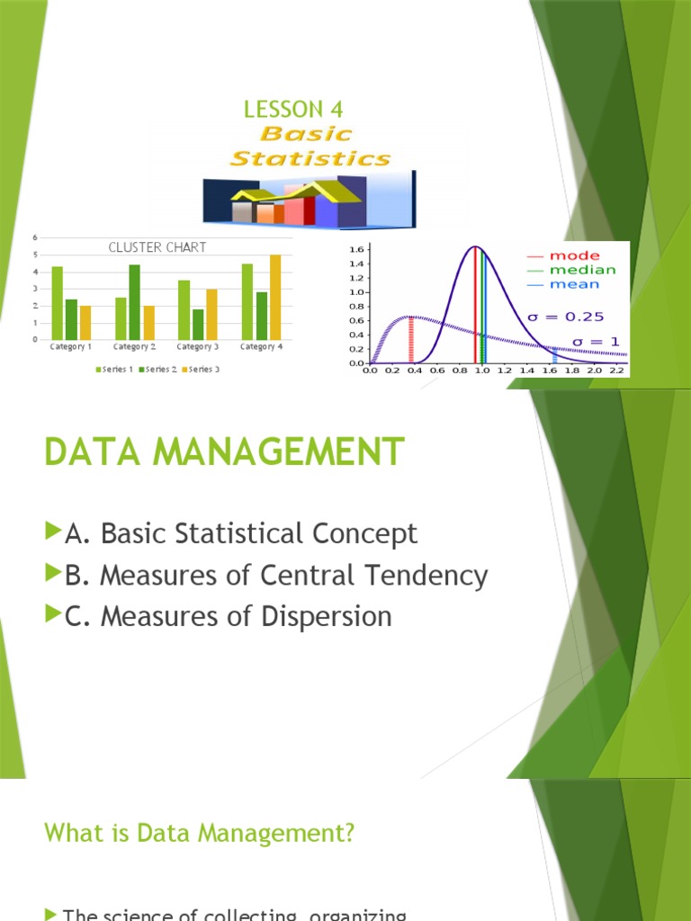 MMW Group-4 Lesson 4 Data Management | PDF | Sampling (Statistics) | Sample Size Determination