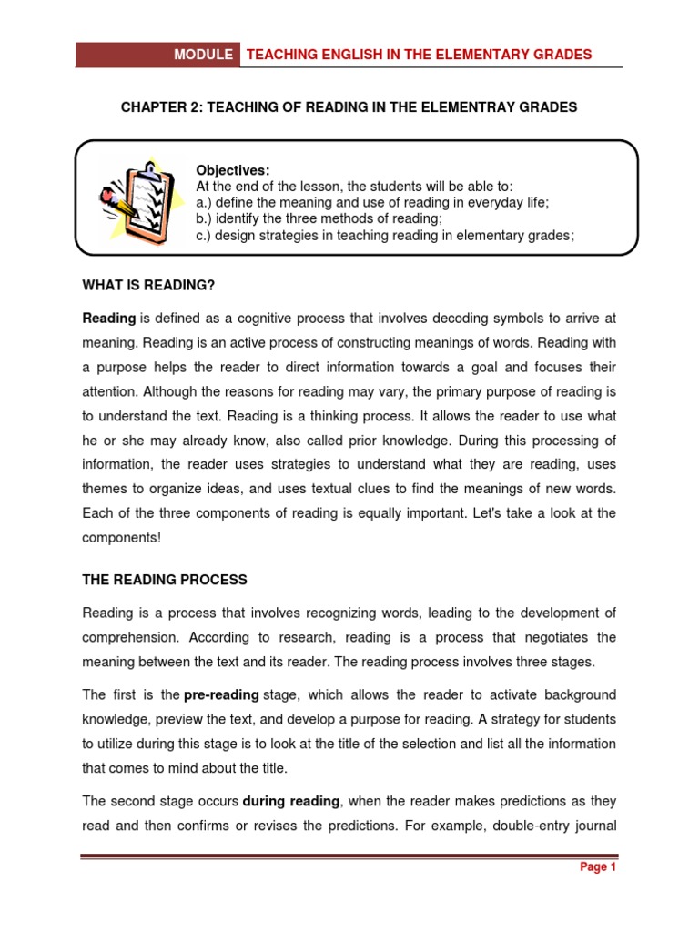 Strategies for Teaching Reading in Elementary | PDF | Phonics | Reading ...