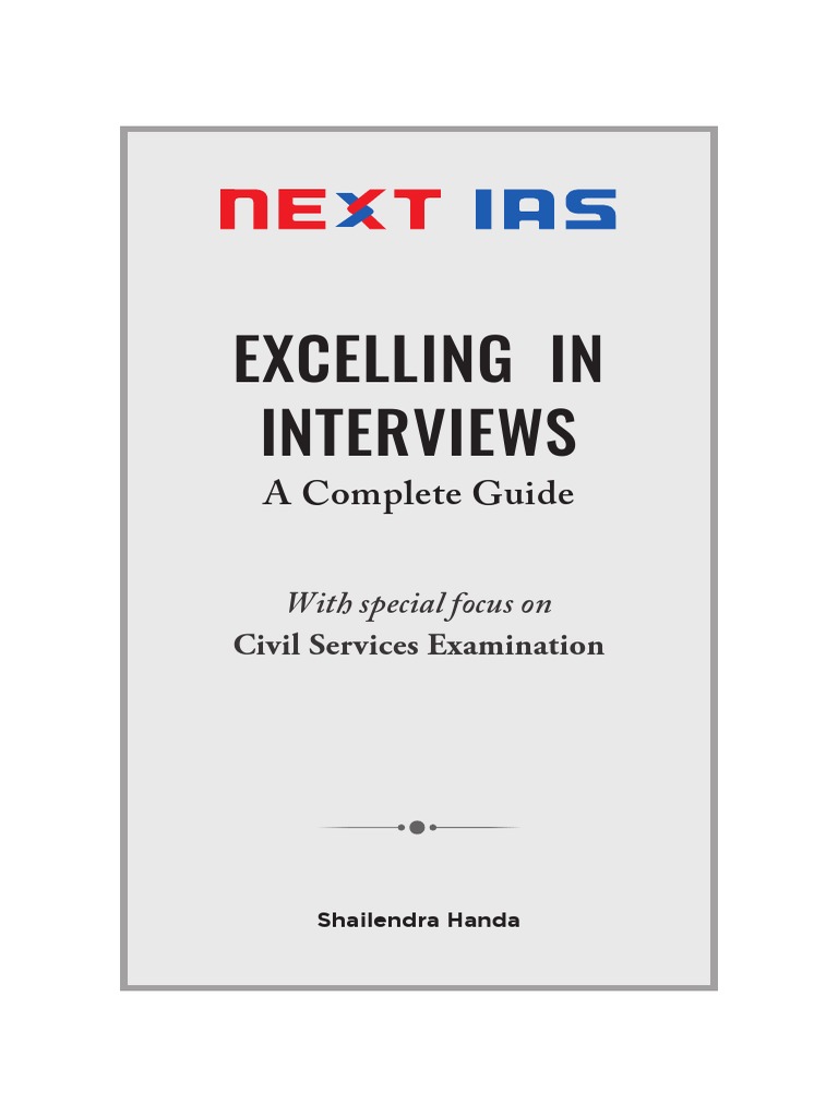 Excelling in Interviews - Sample Pages | PDF | Knowledge | Attitude ...