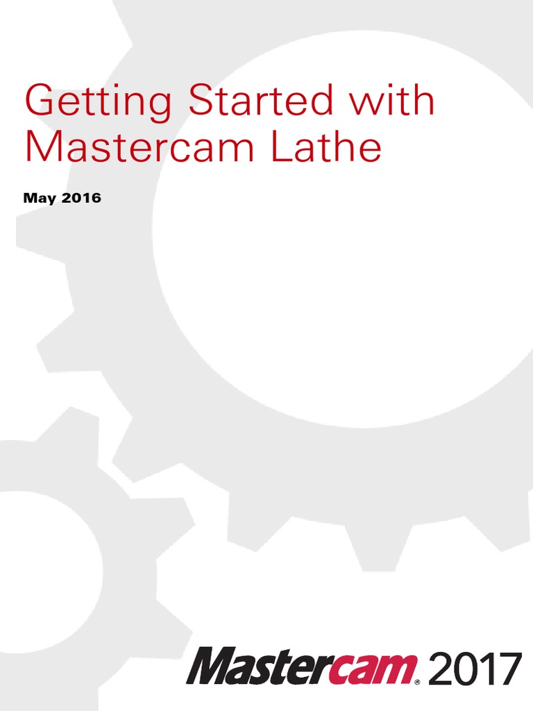 Getting Started With Mastercam Lathe | PDF | Machine Tool | Cartesian ...