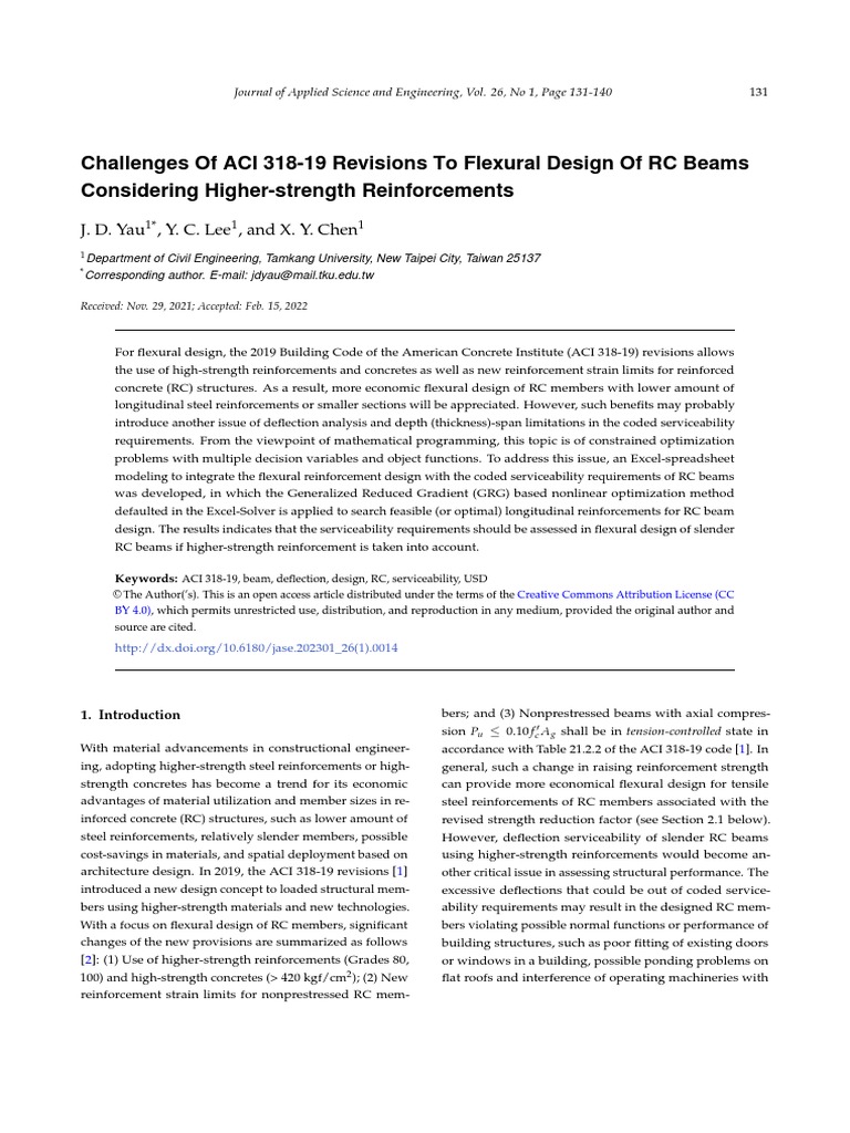 Jase 202301 26 1 0014 | PDF | Beam (Structure) | Strength Of Materials