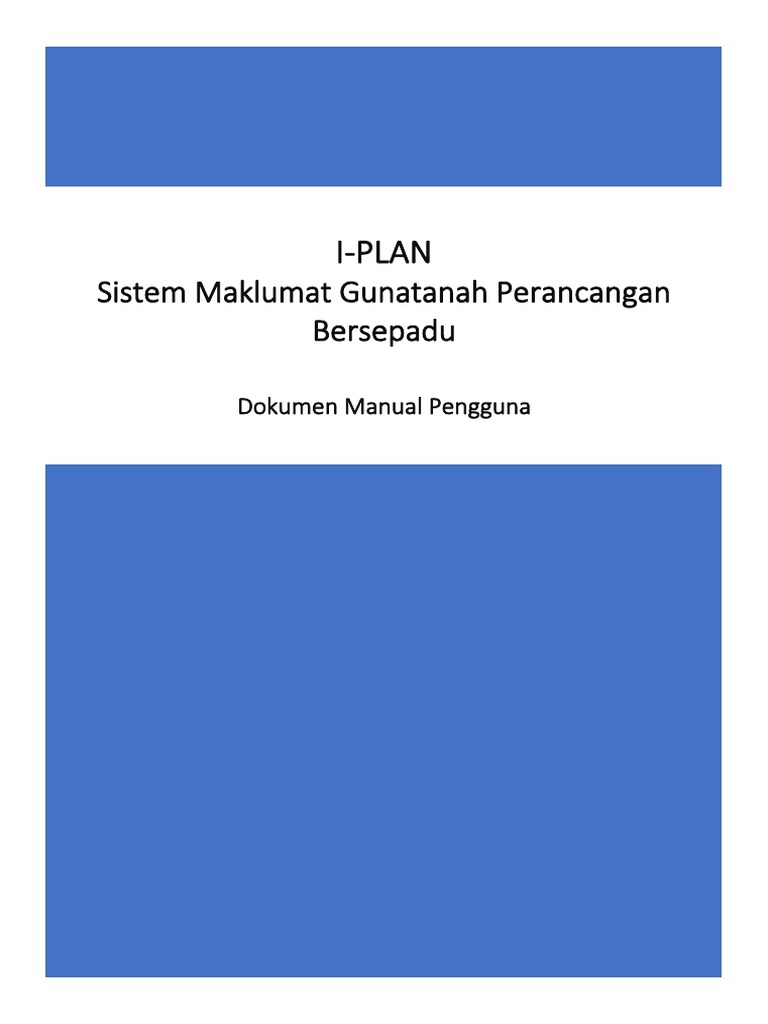Panduan Pengguna i-Plan MKPPS | PDF | Bisnis | Komputer