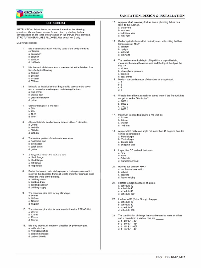 Spdi Refresher 4 | PDF