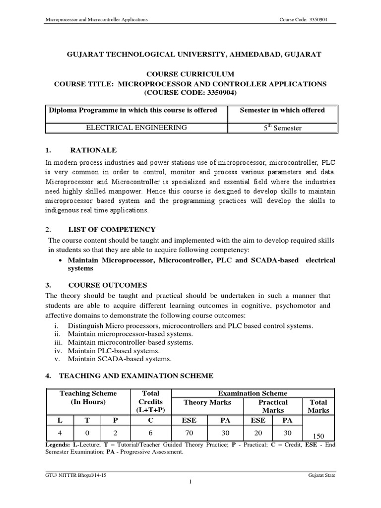 Legends: L-Lecture T - Tutorial/Teacher Guided Theory Practice P - Practical C - Credit, ESE ...