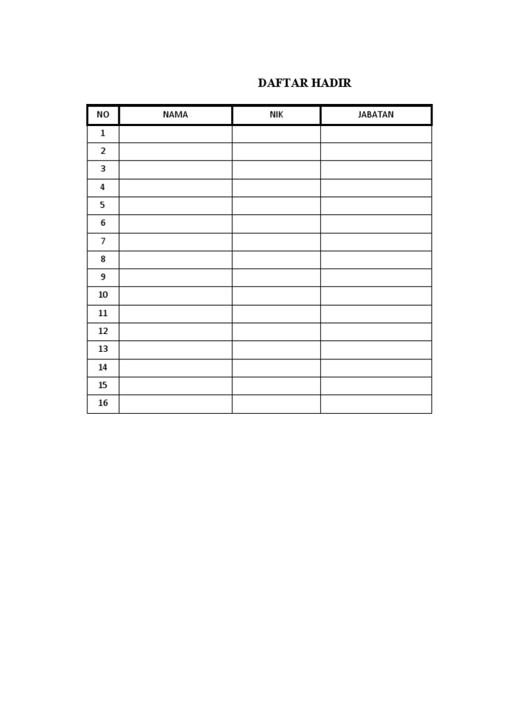 Belajar Bikin Tabel | PDF