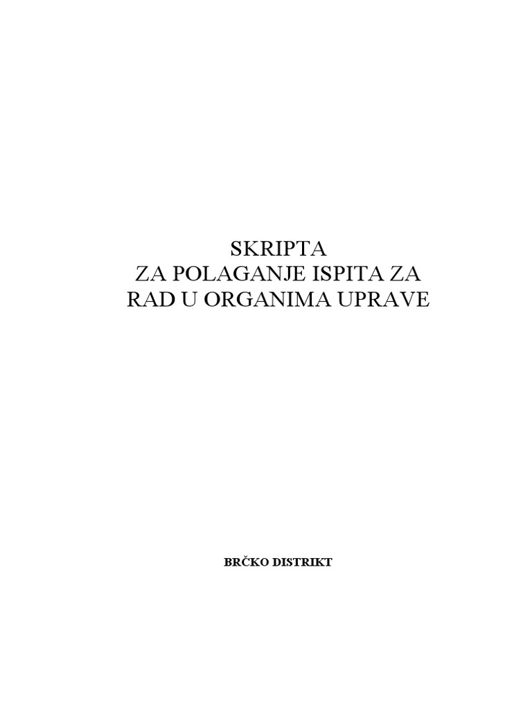 Skripta Za Polaganje Strucnog Ispita 1 | PDF Skripta Za Polaganje Strucnog Ispita 1 | PDF