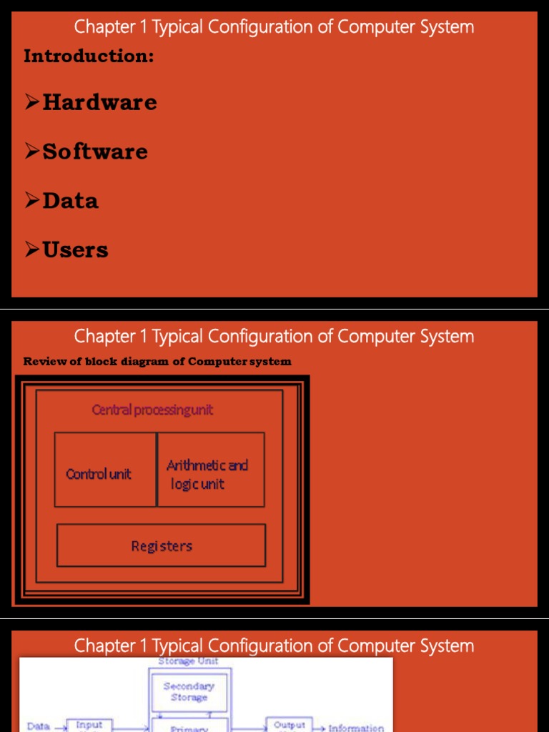 Chapter 1 Typical Configuration of Computer System | PDF | Random ...
