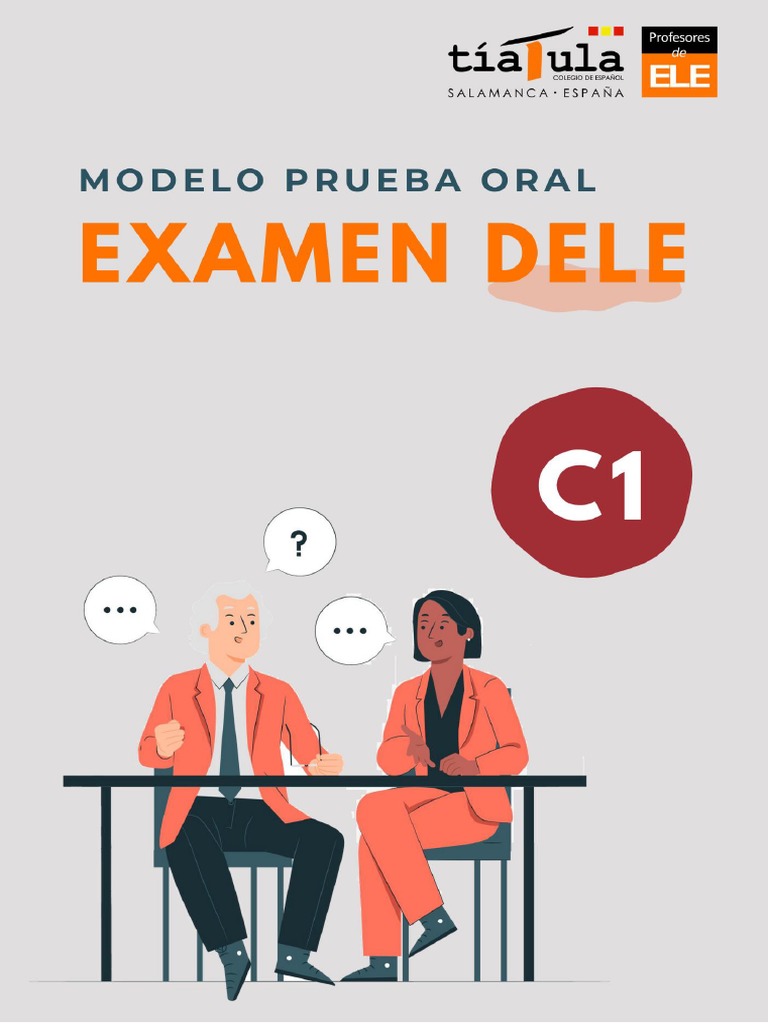 Dokumen - Tips Modelo Prueba Oral Examen Dele c1 | PDF | Comunicación no verbal | Las emociones