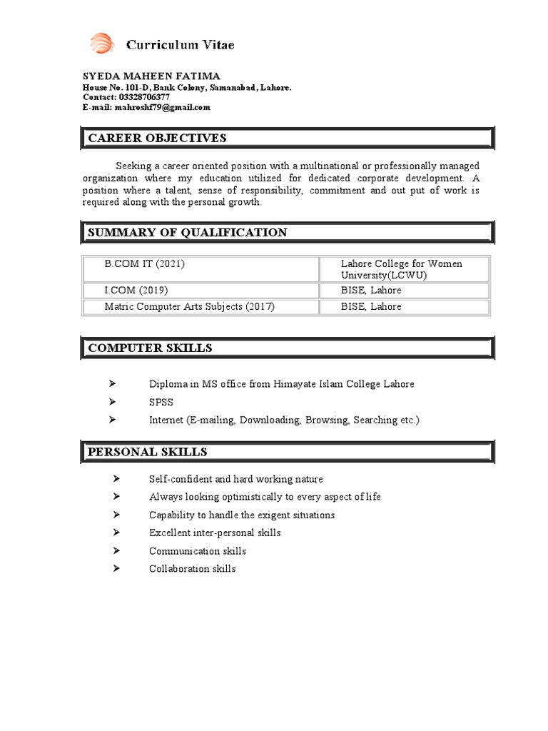 Share RESUME of Mahi | PDF