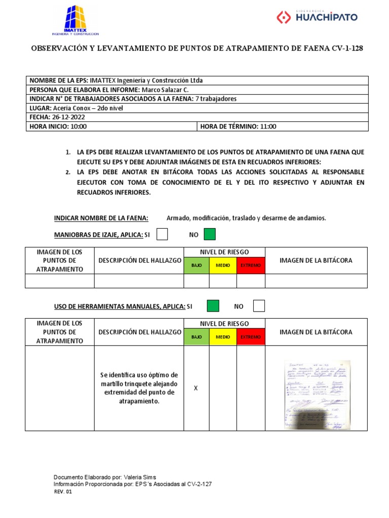 04 - Observación - y - Levantamiento - Puntos - de - Atrapamiento ...