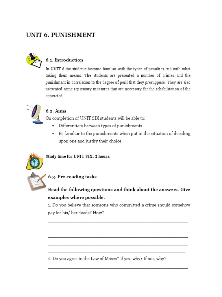 UNIT 2 - Punishment | PDF | Burden Of Proof (Law) | Criminal Law