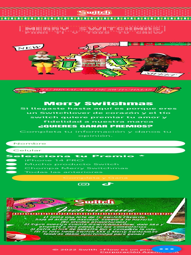 Bebida de Panas Switch Mas Flow Ecuador | PDF