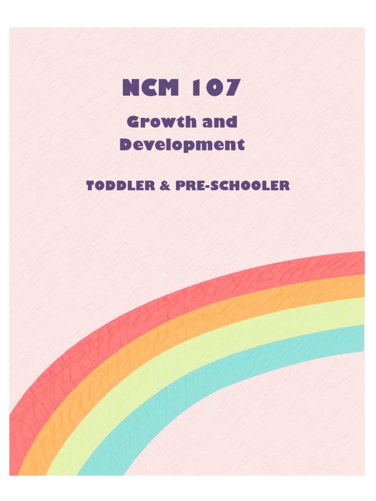 Toddler and Preschooler Module | PDF | Toddler | Preschool