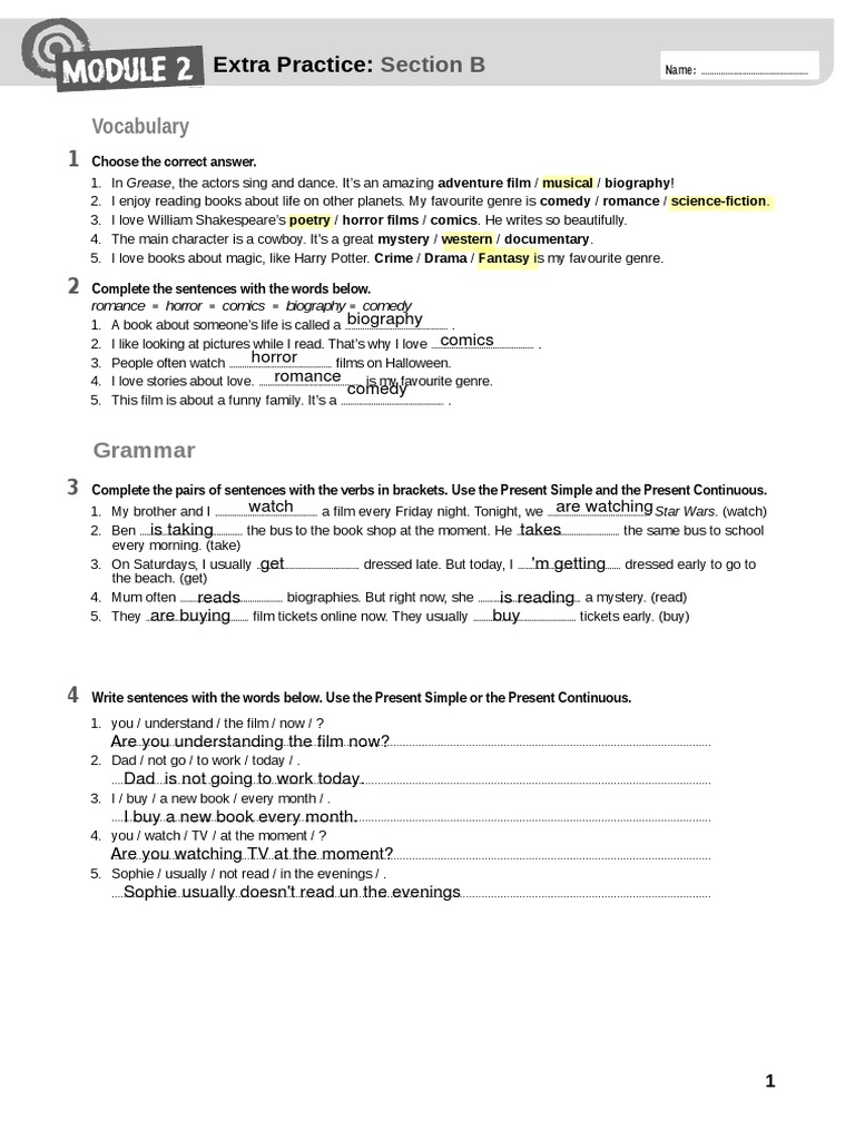 Module 2 Extra Practice B | PDF