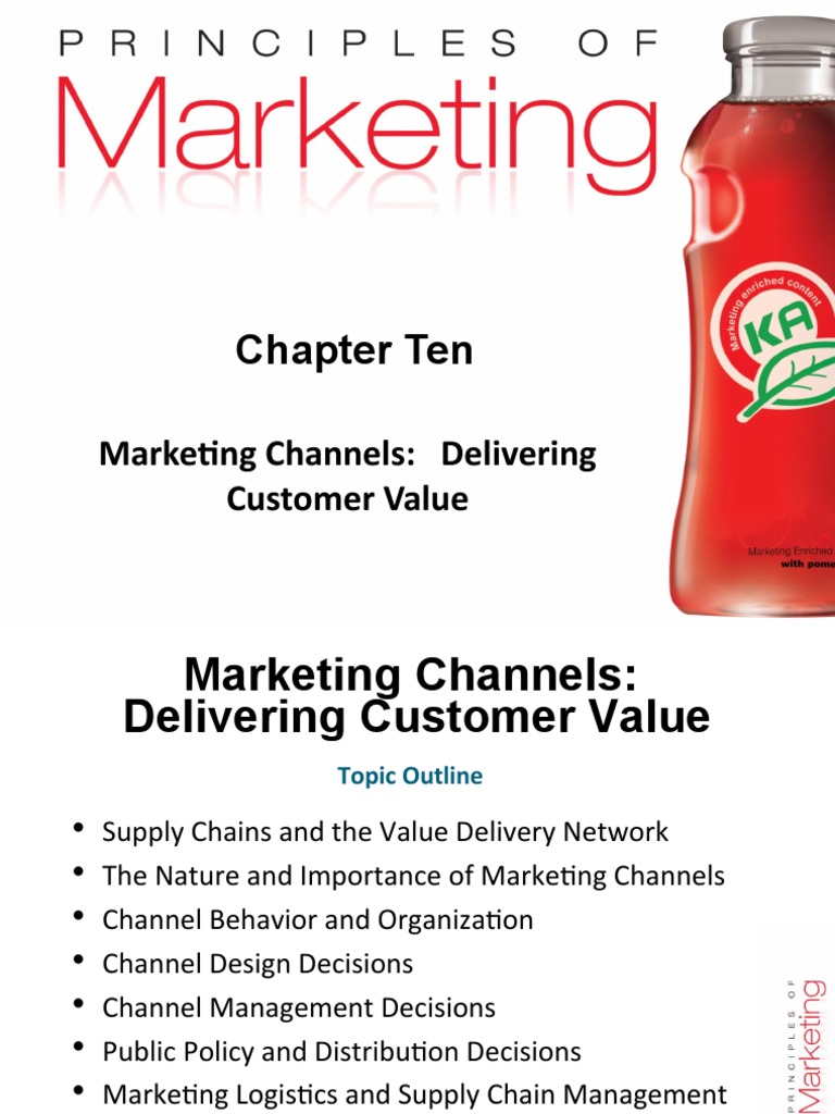CH # 12, Marketing Channels - Delivering Customer Value | Download Free ...