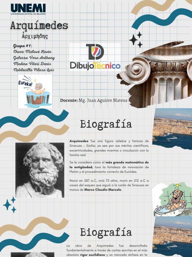 Grupo1 Arquímedes | PDF | Pi | Matemáticas