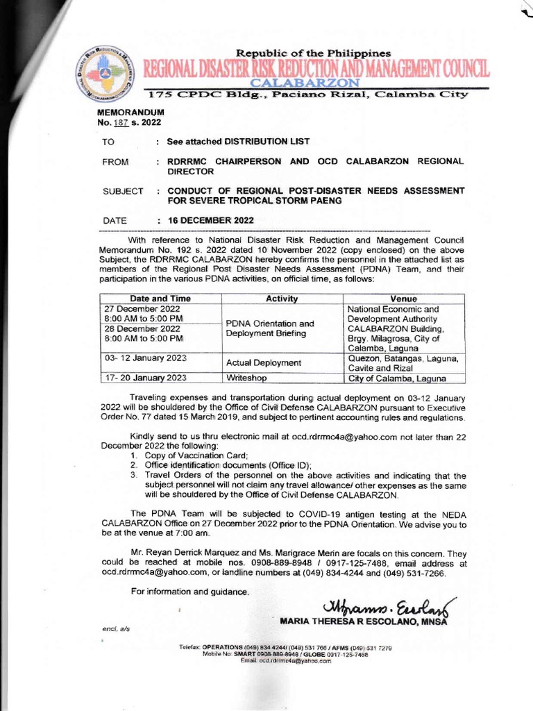 Annex C DEPED | Download Free PDF | Risk Management
