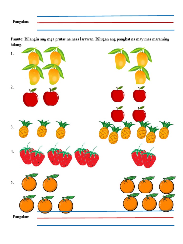 Q2-Week 8 - Comparing Quantities - More Than, Less Than, As Many As | PDF