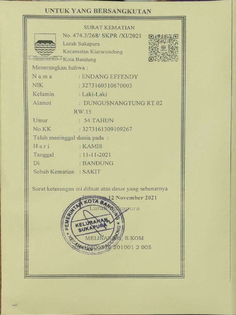 Surat Kuning PDF | PDF