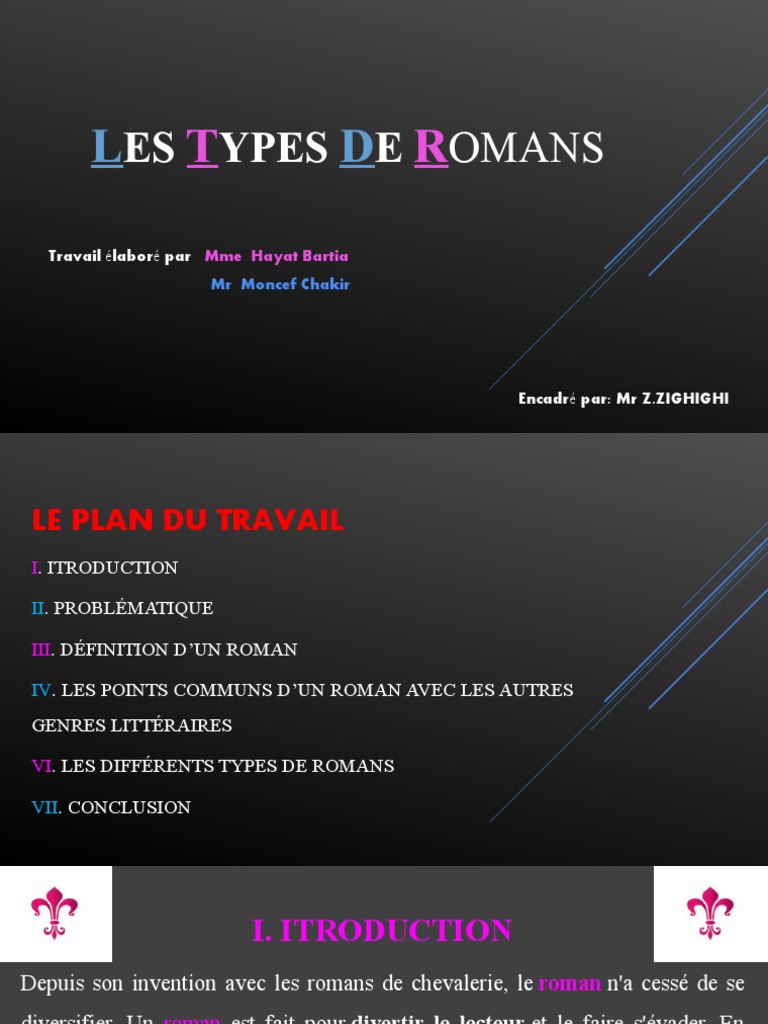 Types de Romans et leurs Caractéristiques | PDF | Romans | Fiction crime