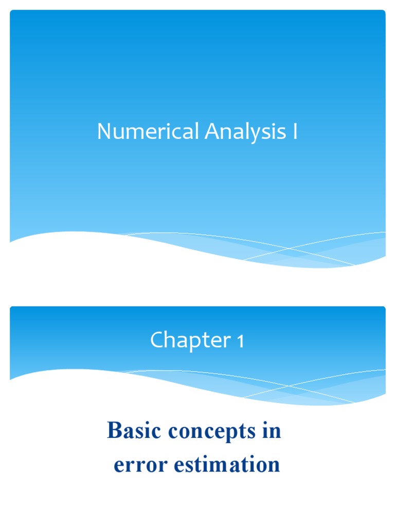 Numerical Analysis | PDF | Numerical Analysis | Significant Figures Numerical Analysis | PDF | Numerical Analysis | Significant Figures