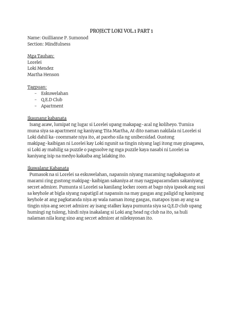 Filipino Pagsusuri NG Nobela | PDF