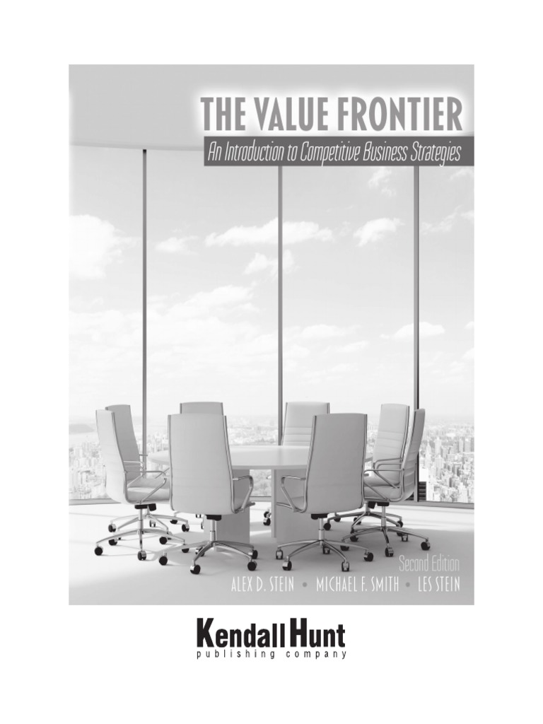 ALEX D. STEIN - Les Stein - The Value Frontier - An Introduction To ...