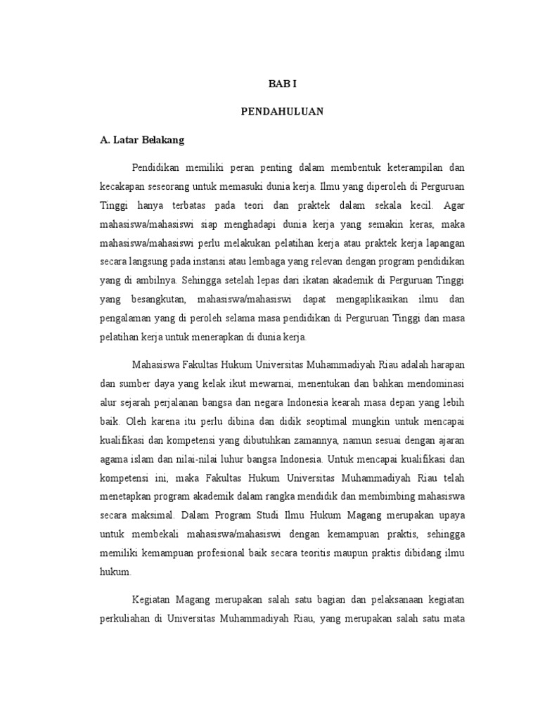 Laporan Magang Erefin Krisna Putra | PDF