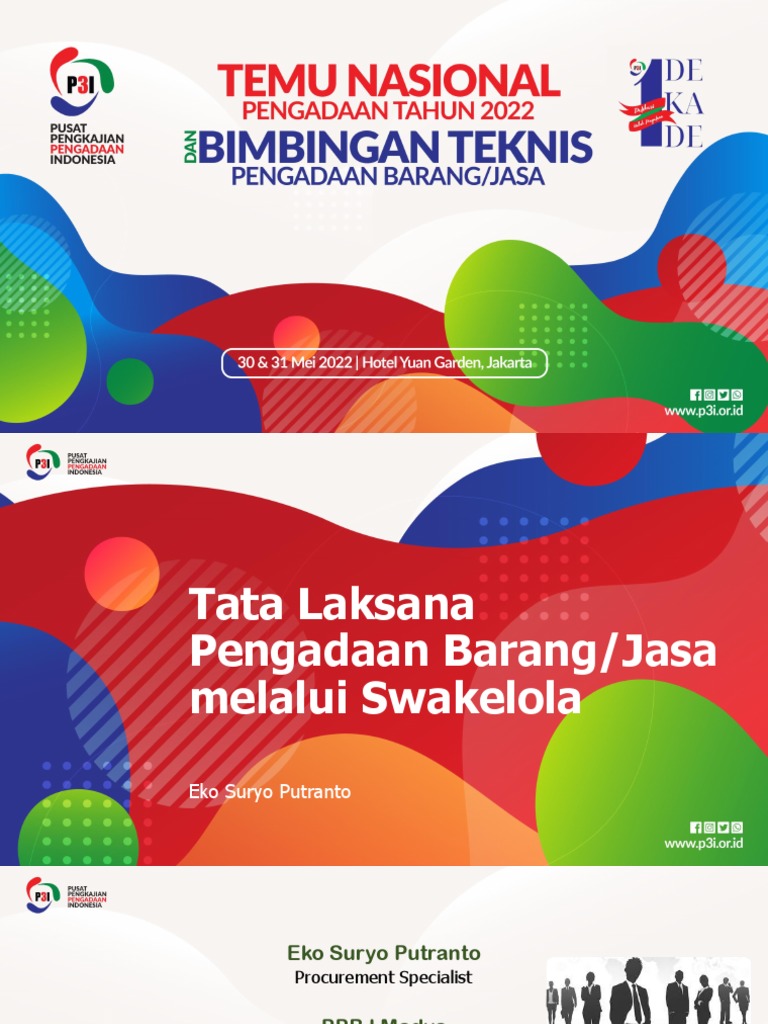 Panduan Swakelola Pengadaan Barang/Jasa | PDF