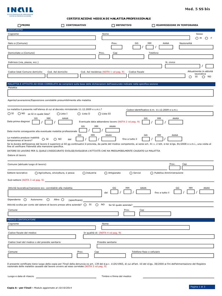 Modulo 5ss Bis Ultimo | PDF