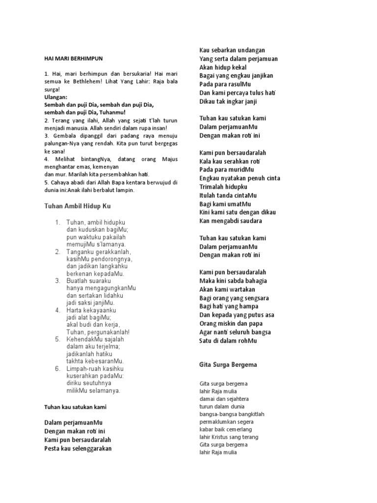 Teks Misa Bersama | PDF