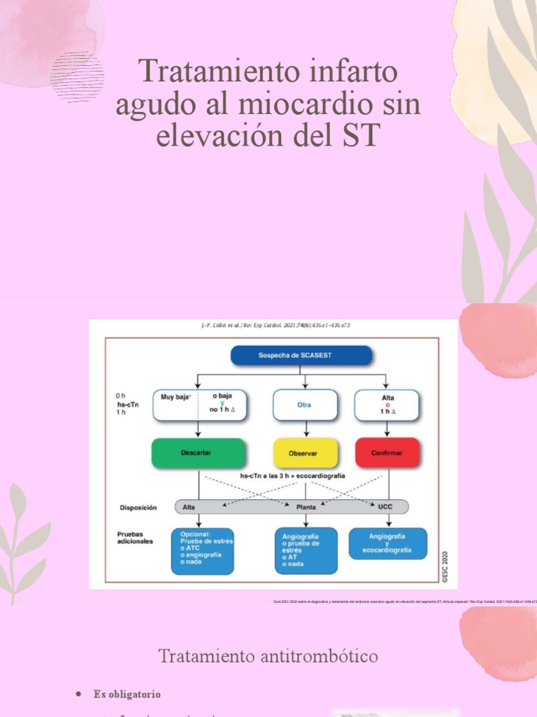Manejo Iam SST | PDF | Medicina | Cardiología