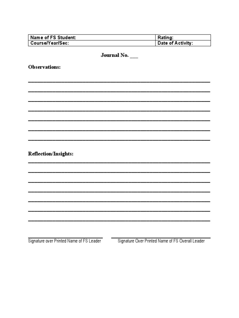 FS Journal Format | PDF